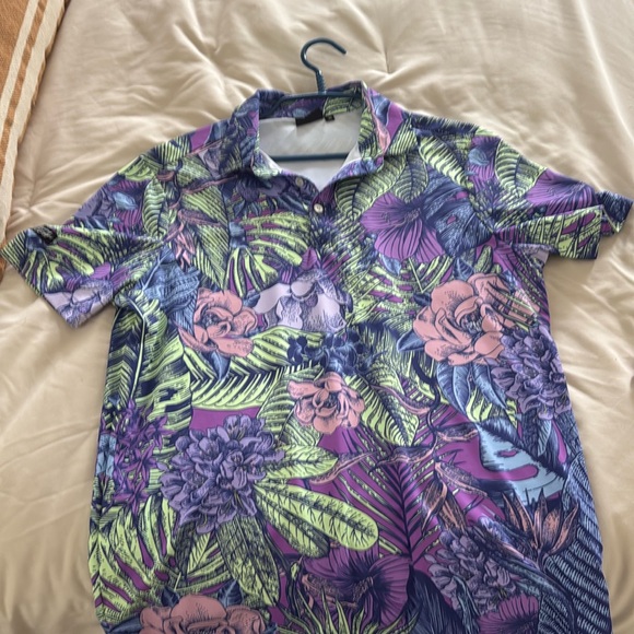 Sunday Swagger | Shirts | Mens Sunday Swagger Floral Golf Polo | Poshmark